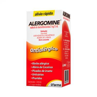 Alergomine Líquido 120ml | Farmácias Nissei